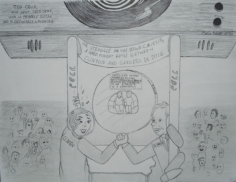 Political Cartoons with David Rees: Scalia at the Pearly Gates