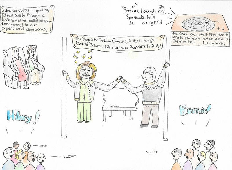 Political Cartoons with David Rees: Scalia at the Pearly Gates