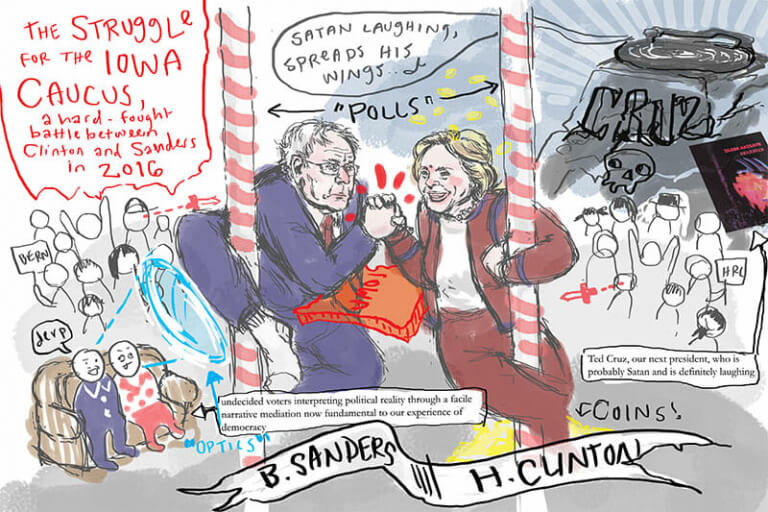 Political Cartoons with David Rees: Scalia at the Pearly Gates