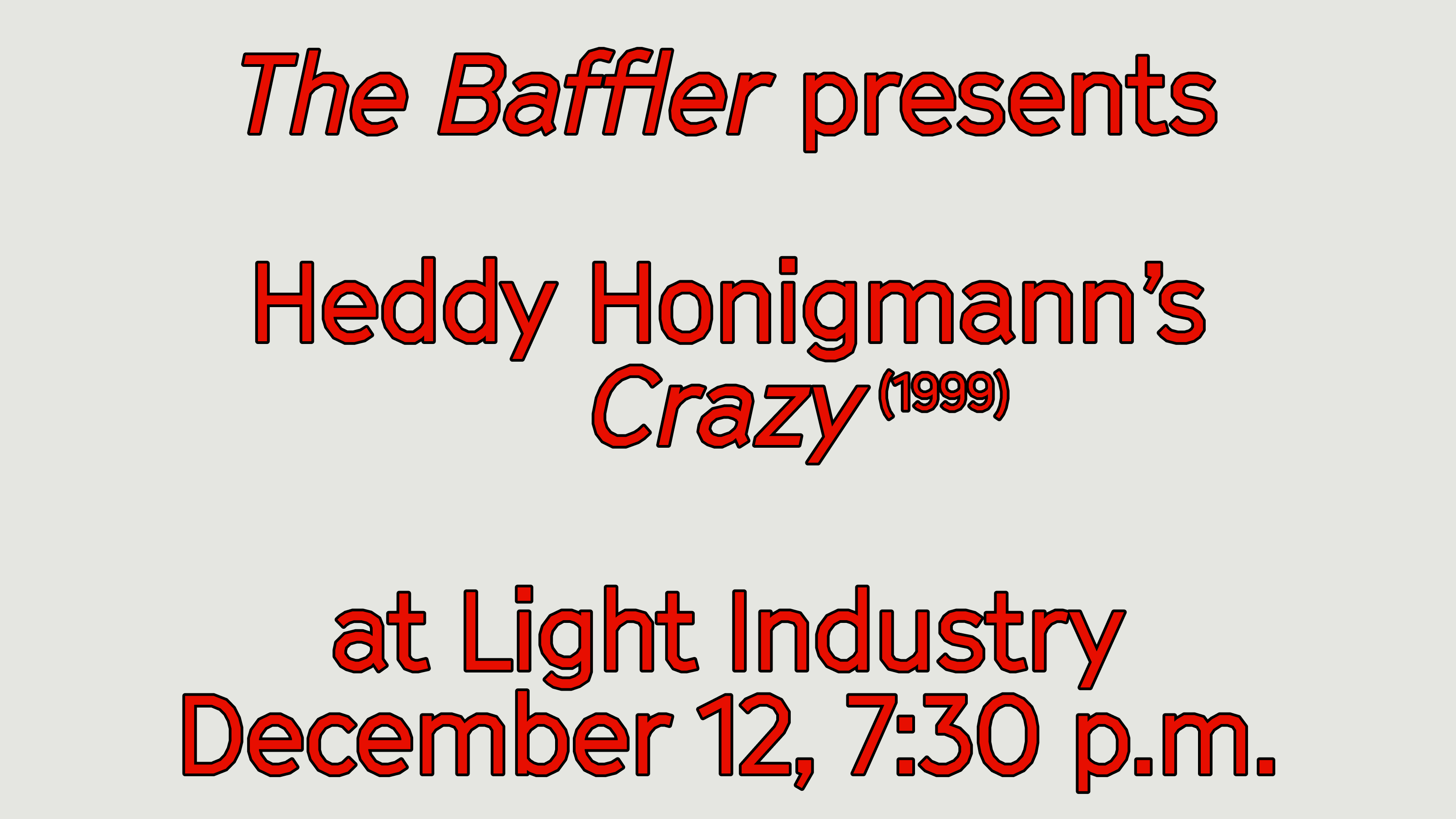 Heddy Honigmann’s Crazy